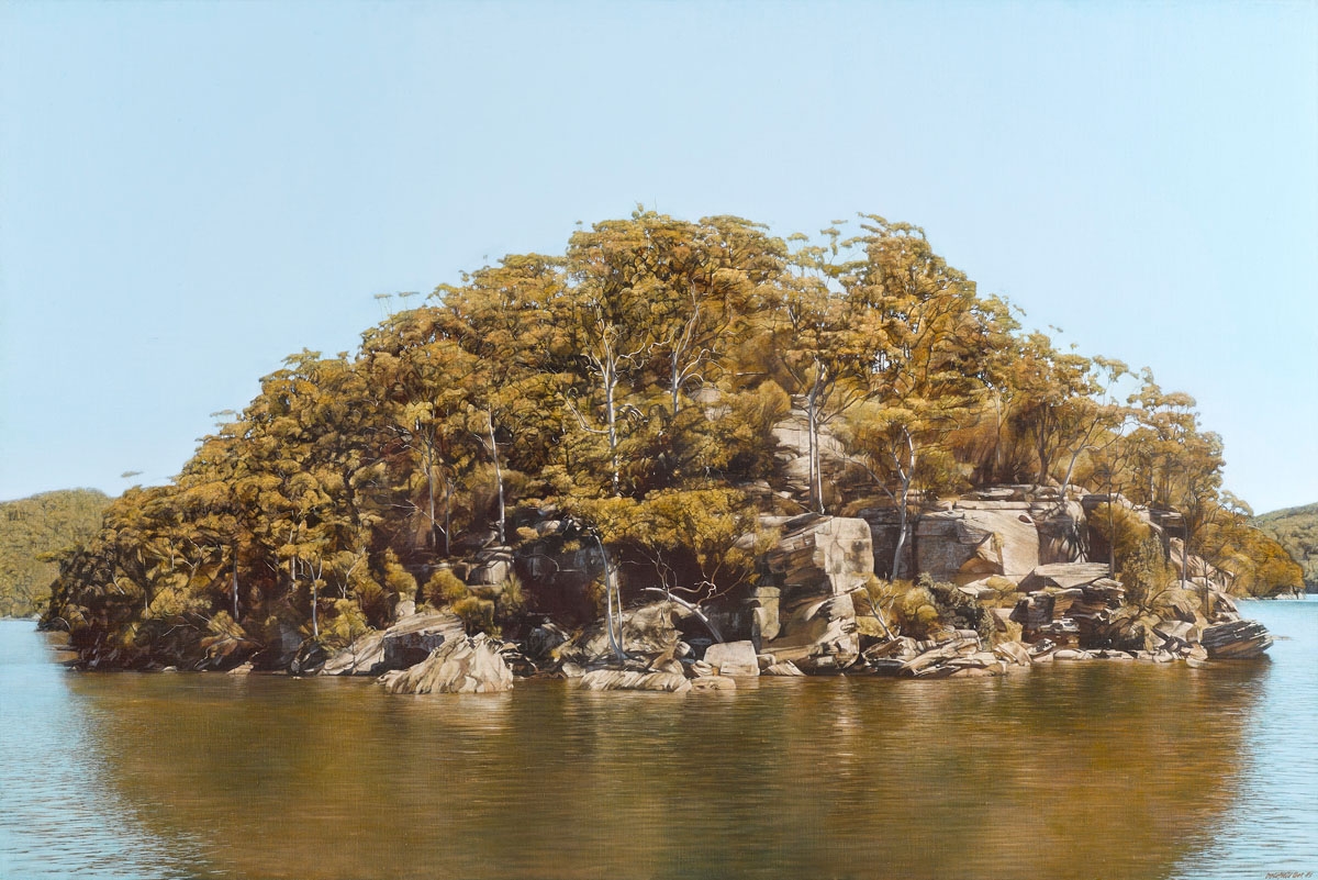 William Delafield Cook | Headland, Hawkesbury River (1985) | MutualArt