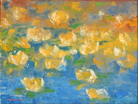 Howard Scott | WATER LILLIES | MutualArt