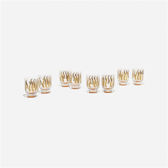 Alexander Girard | Rayo glasses from the La Fonda del Sol series, set ...