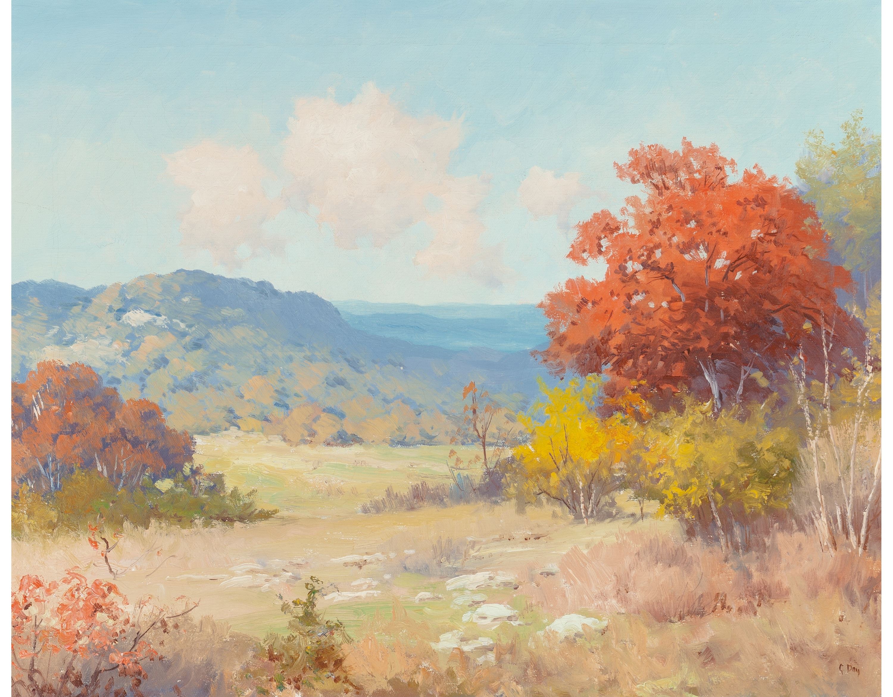 Robert W. Wood | Autumn landscape, Texas | MutualArt