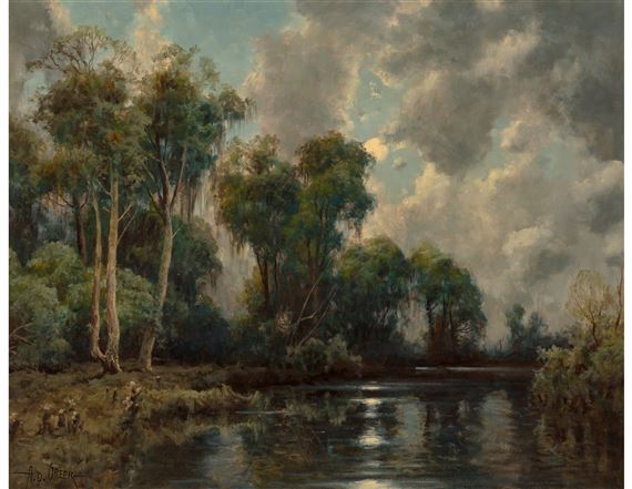 A.D. Greer | Moonlight Reflections | MutualArt