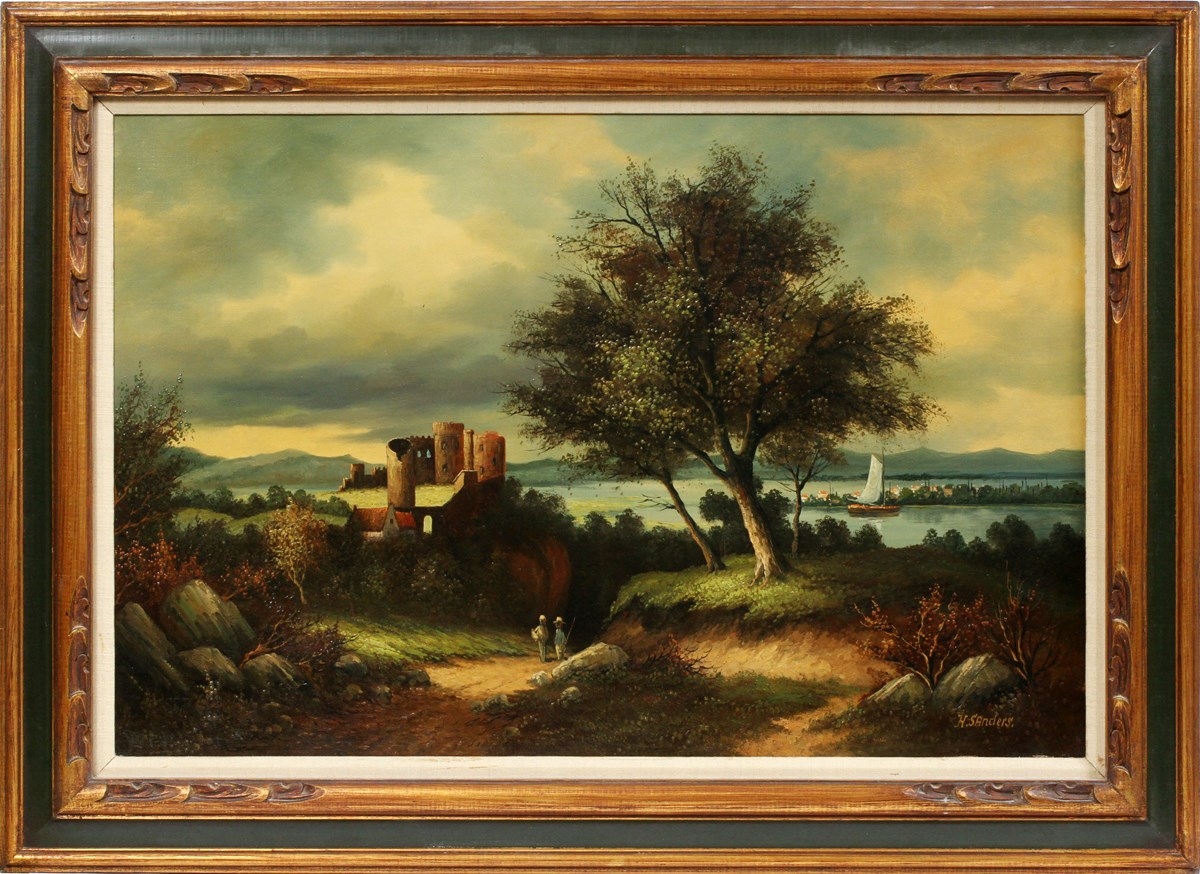 H. Sanders | SHORELINE LANDSCAPE | MutualArt