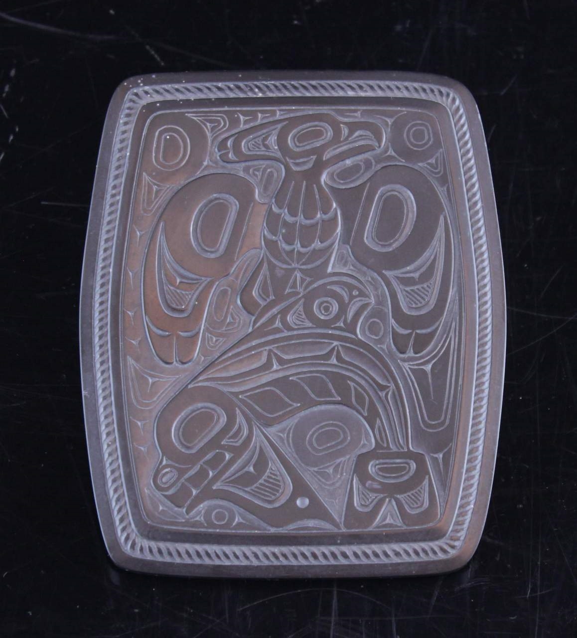 Denny Dixon | Haida Eagle and Killer Whale (1990) | MutualArt