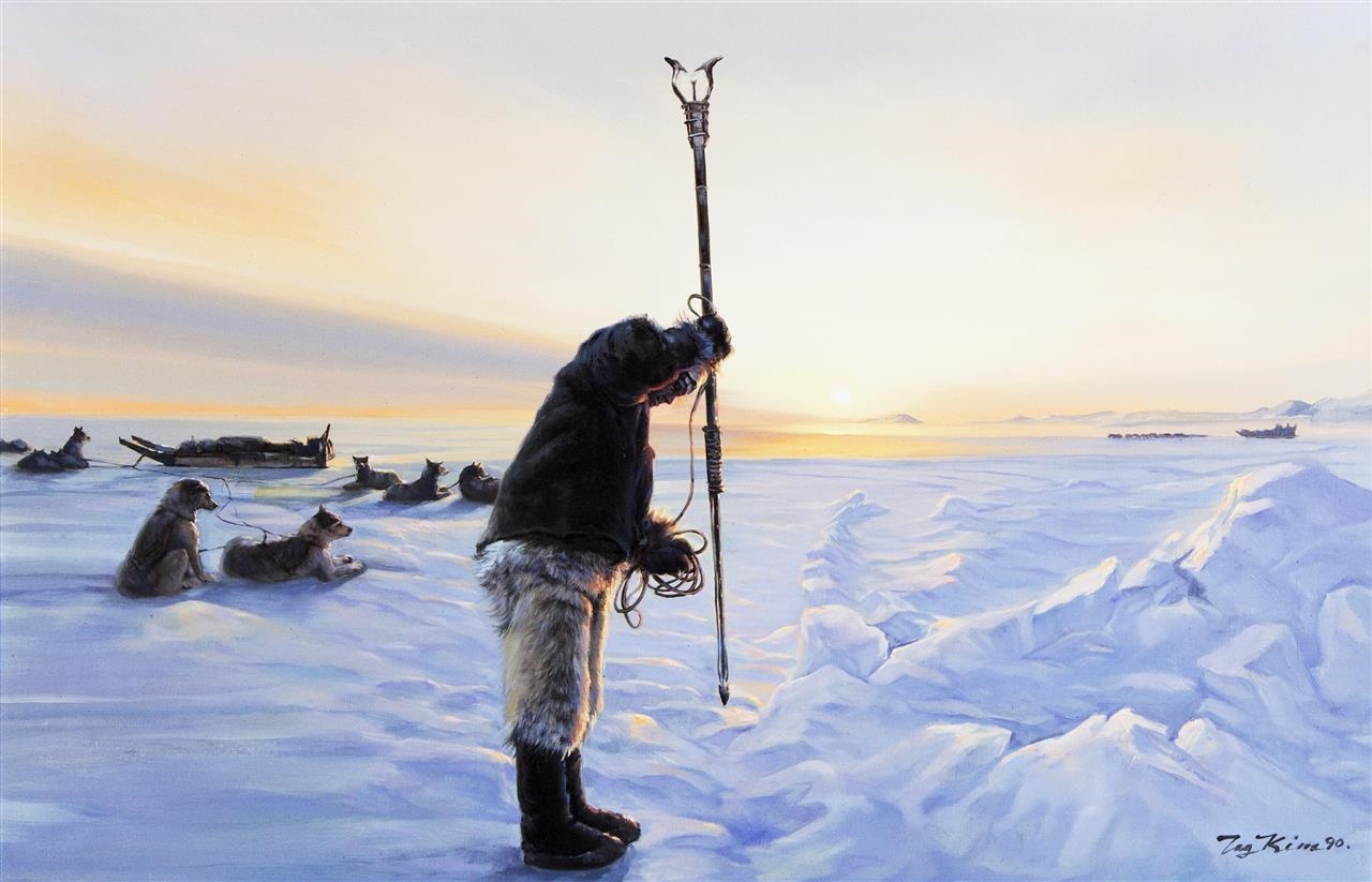 Tag Kim | Hunting seals (1990) | MutualArt