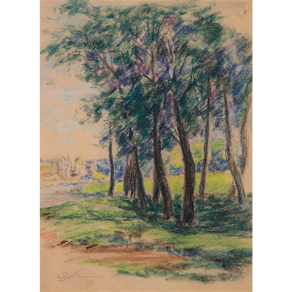 Armand Guillaumin | Paysage (1917) | MutualArt