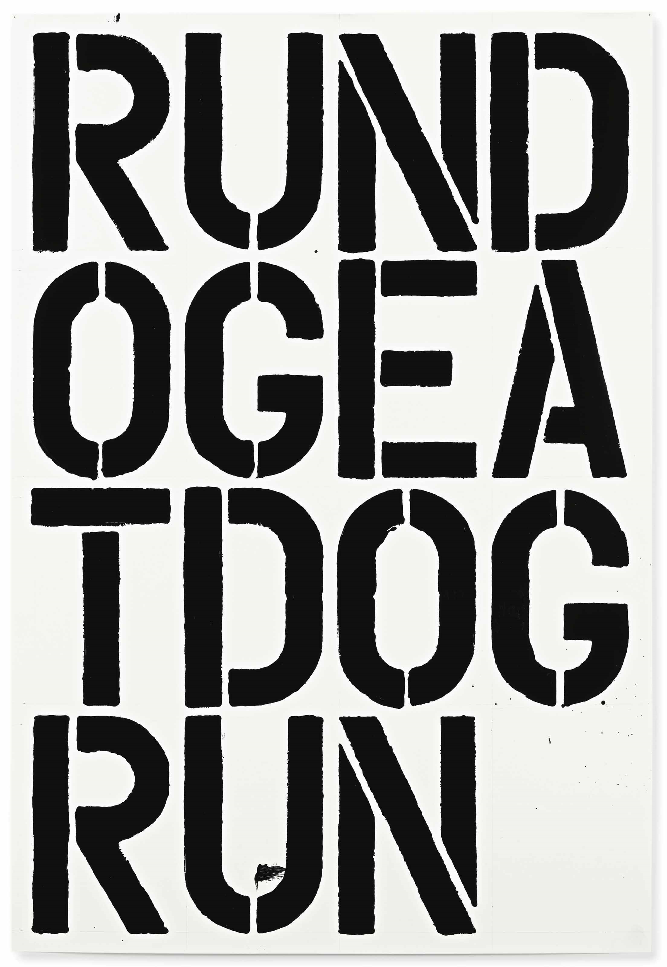 Christopher Wool | Untitled (1990) | MutualArt