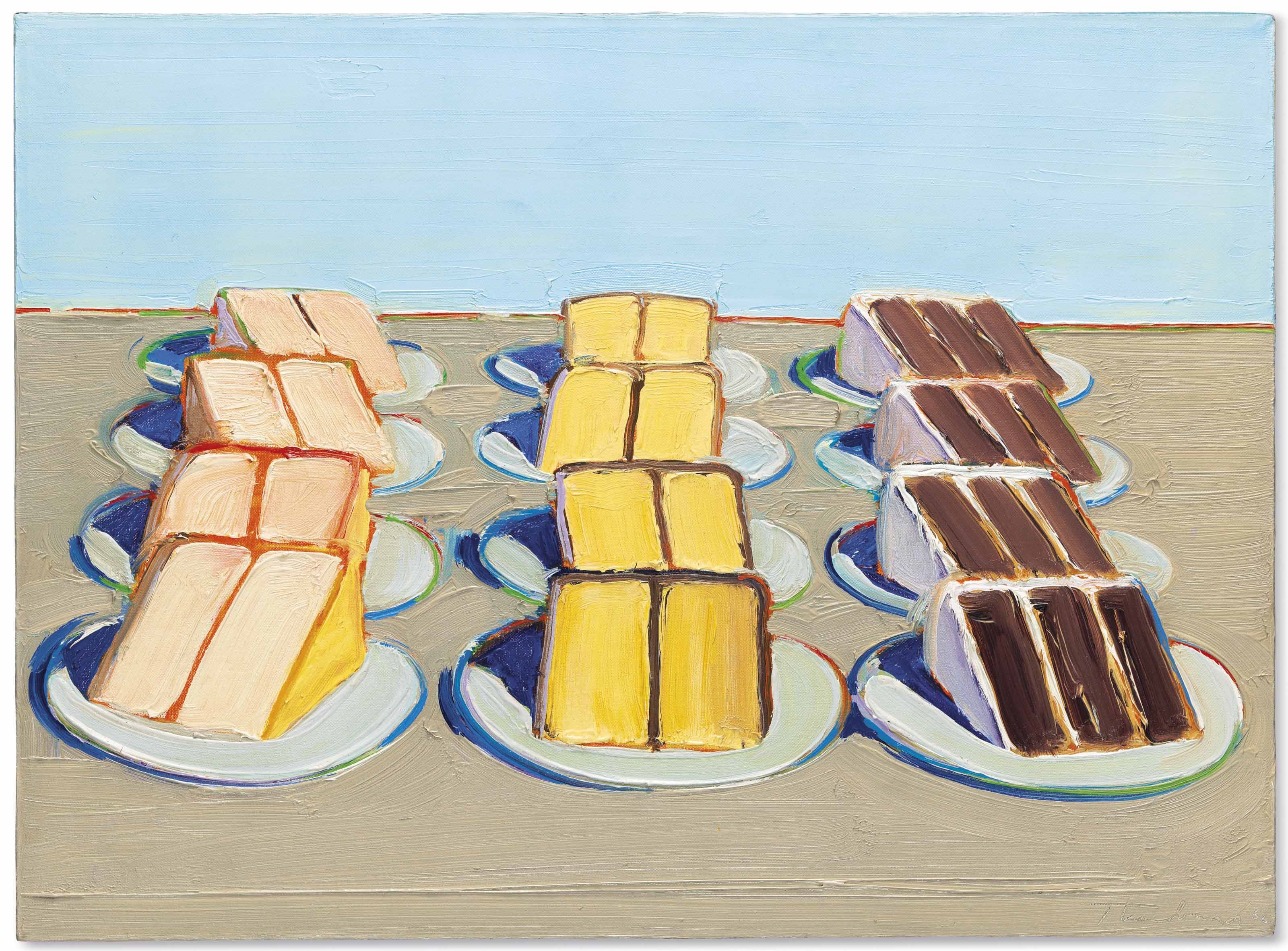 Wayne Thiebaud Cake Slices