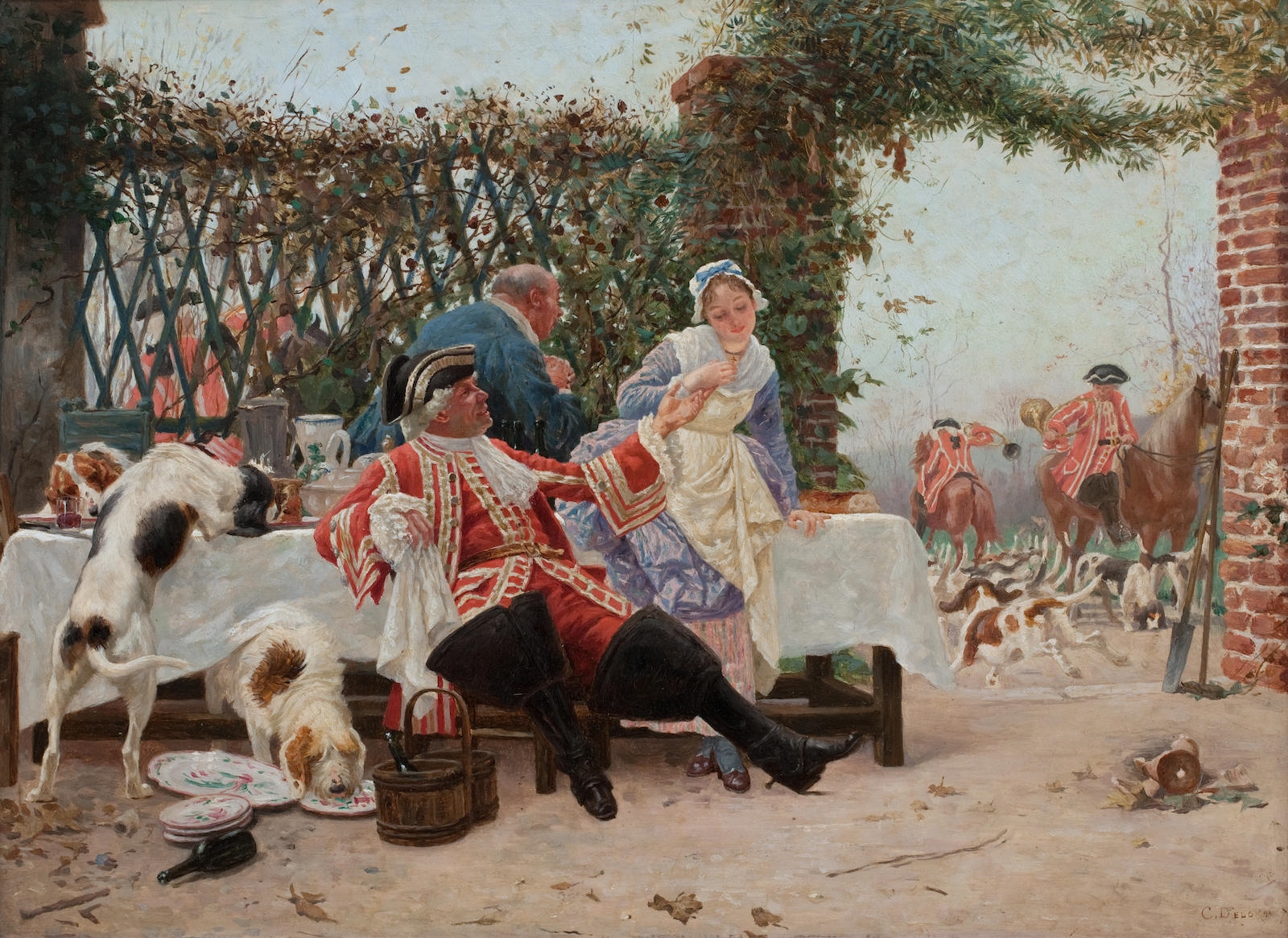 Charles Édouard Delort | The Hunt Breakfast | MutualArt
