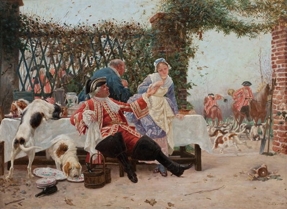 Charles Édouard Delort | The Hunt Breakfast | MutualArt