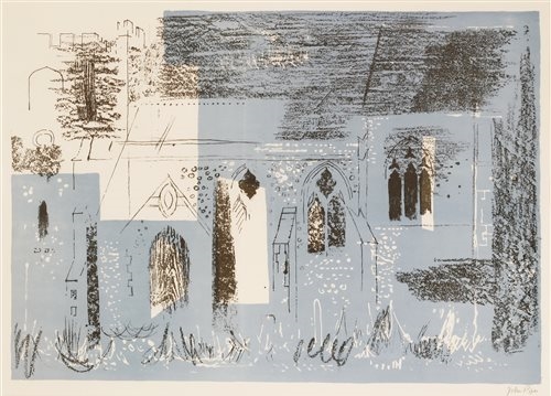 John Piper | Easton, Portland, Dorset: St George Reforne, from 'A ...