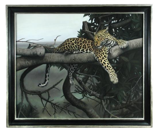 Gary Stinton | Cheetah resting in a tree | MutualArt