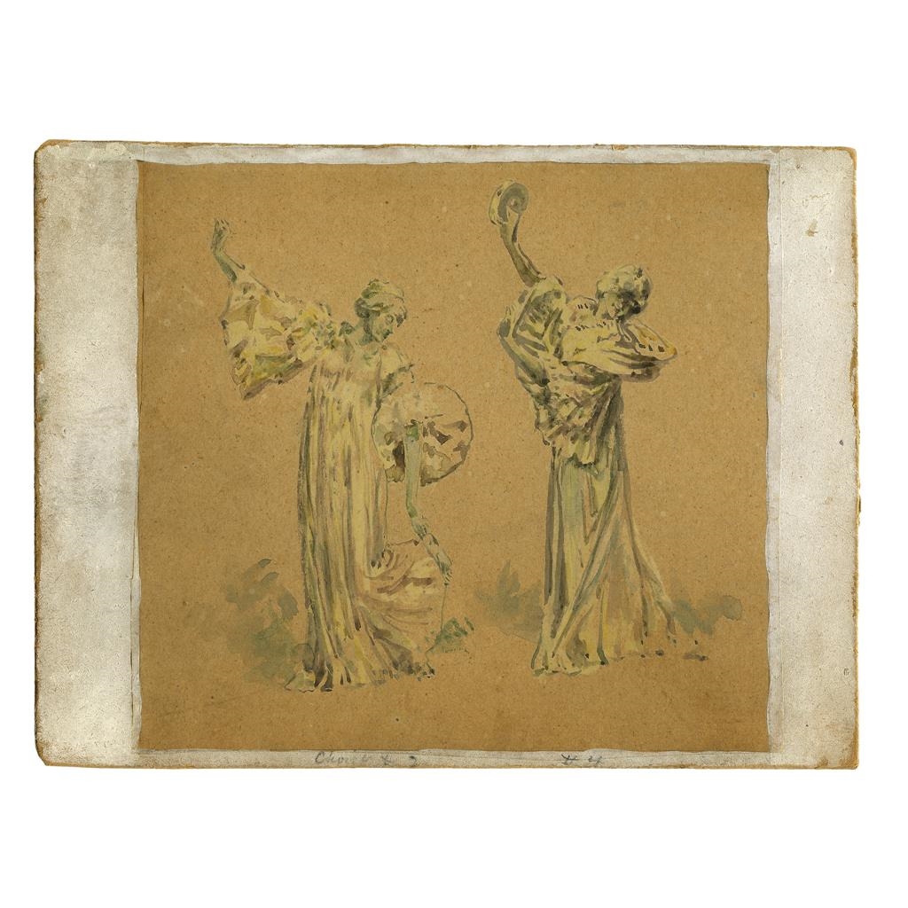 Agathon Léonard | La Danseuse À La Cothurne et La Danseuse Tambourin À ...