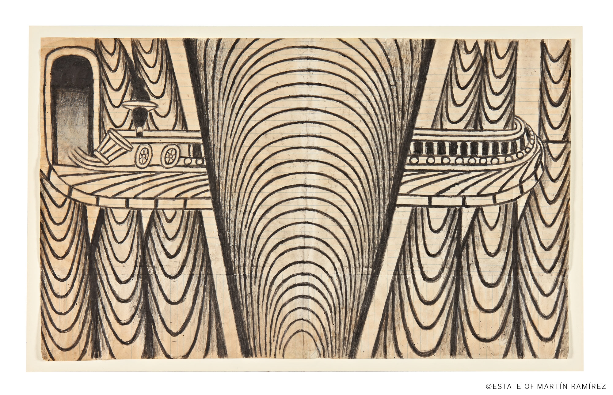 Martin Ramirez Untitled