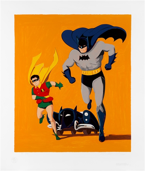 Mel Ramos | Batman, Robin and Batmobile (1989) | MutualArt