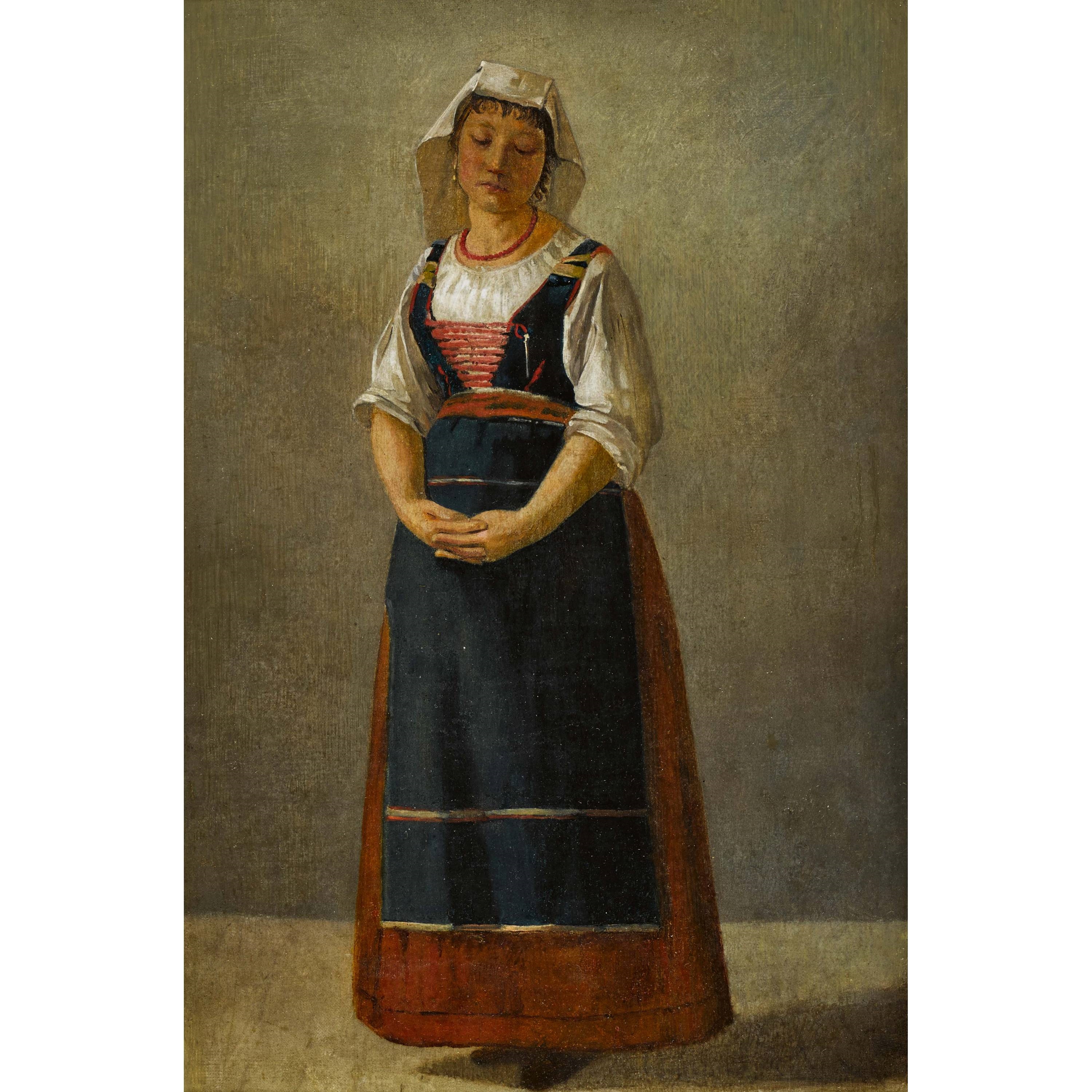 Louis-Leopold Robert | La jeune italienne. | MutualArt