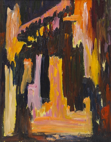 Alexandra Luke | Night Lights (1963) | MutualArt