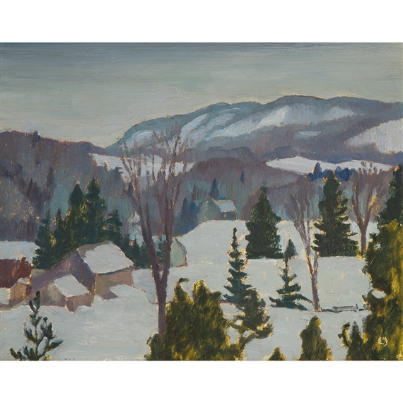 Edwin Holgate | Winter, Morin Heights | MutualArt