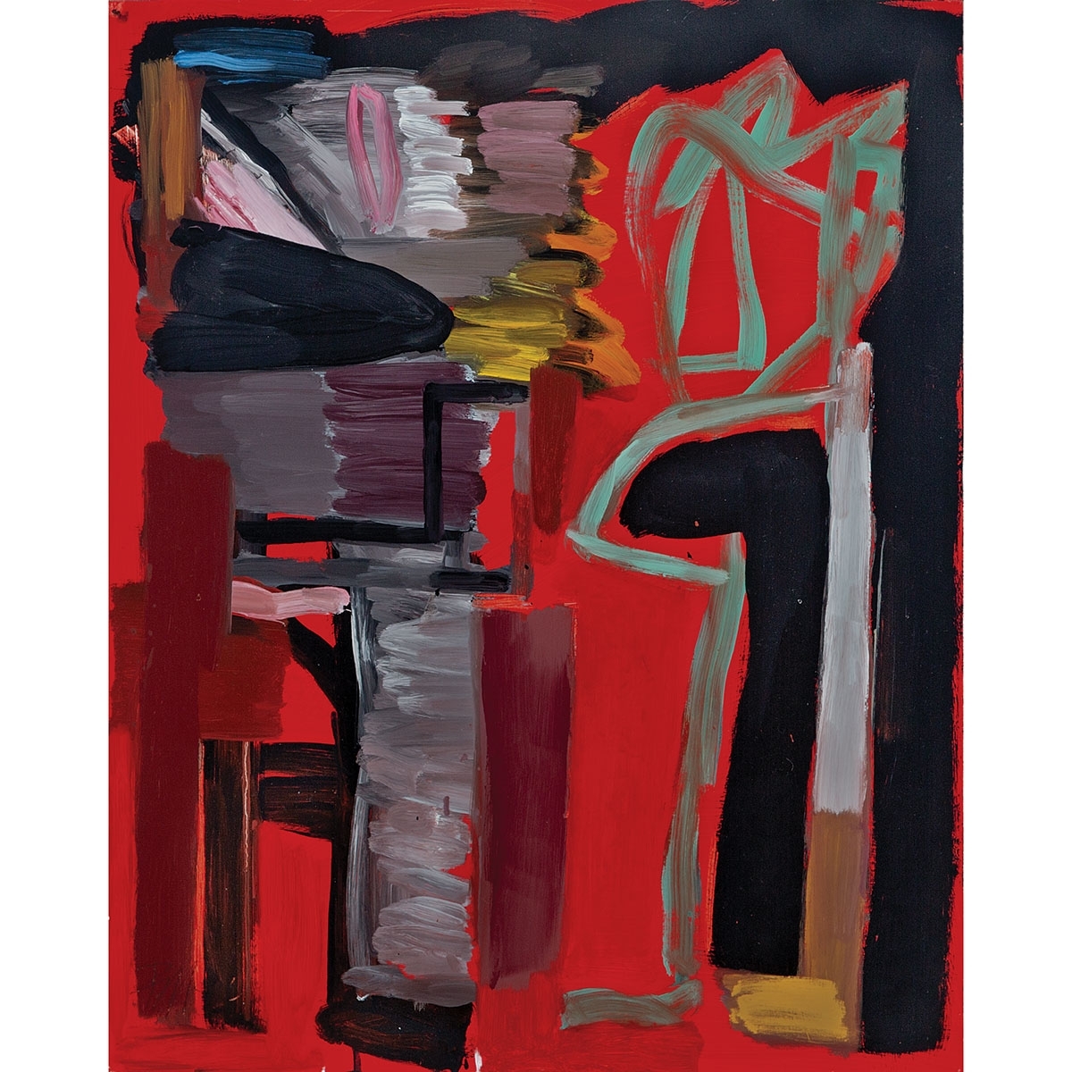 Ron Moppett | Artist and Model (1983) | MutualArt