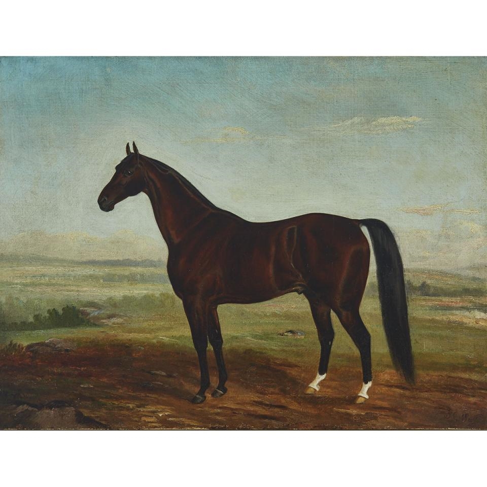 Thomas J. Scott | ACTIVE LATE 19TH CENTURY BARD HELD BY A JOCKEY ...