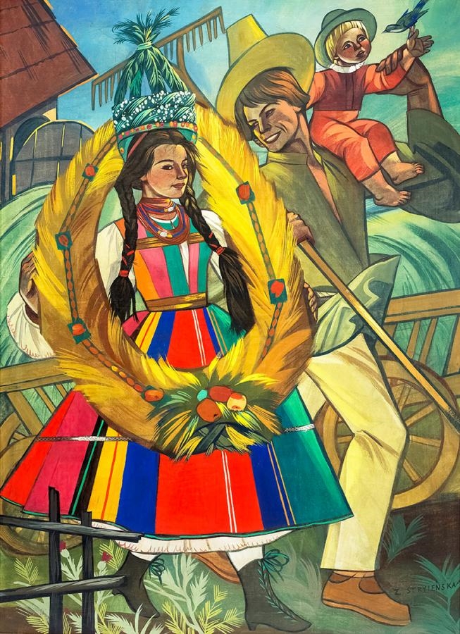 Zofia Stryjeńska | Dożynki | MutualArt
