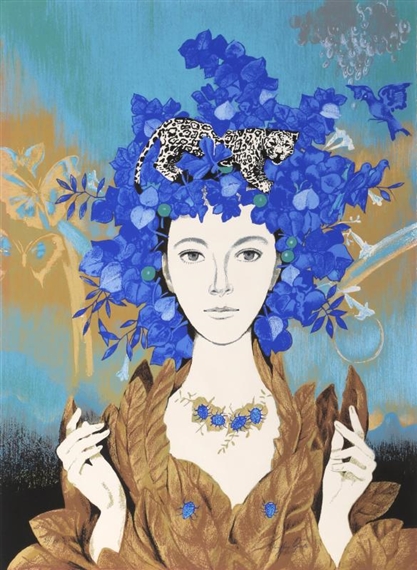 Froylán Ojeda | Woman with Leopard (Circa 1980) | MutualArt
