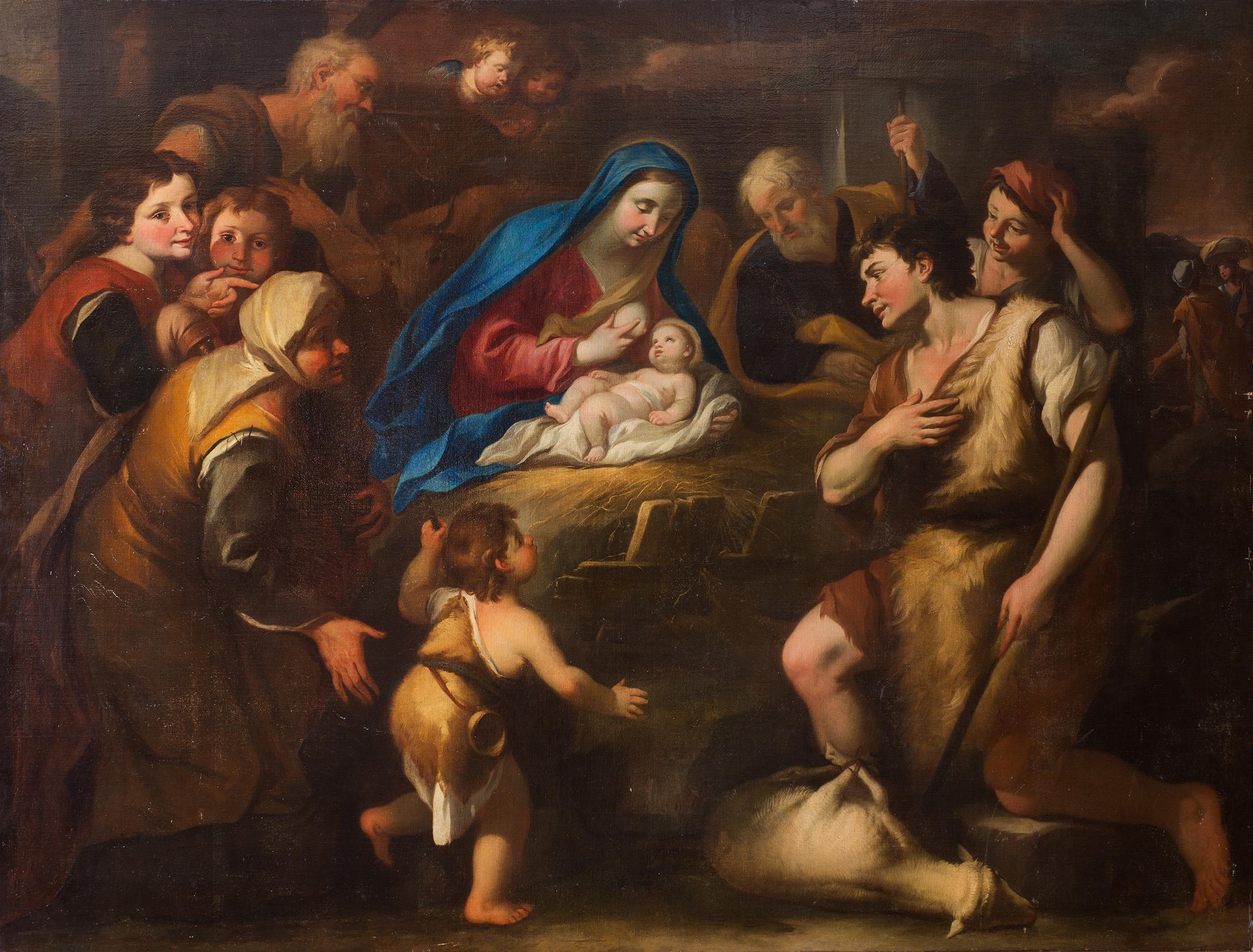 Neapolitan School, 17th Century | L'adorazione dei pastori | MutualArt