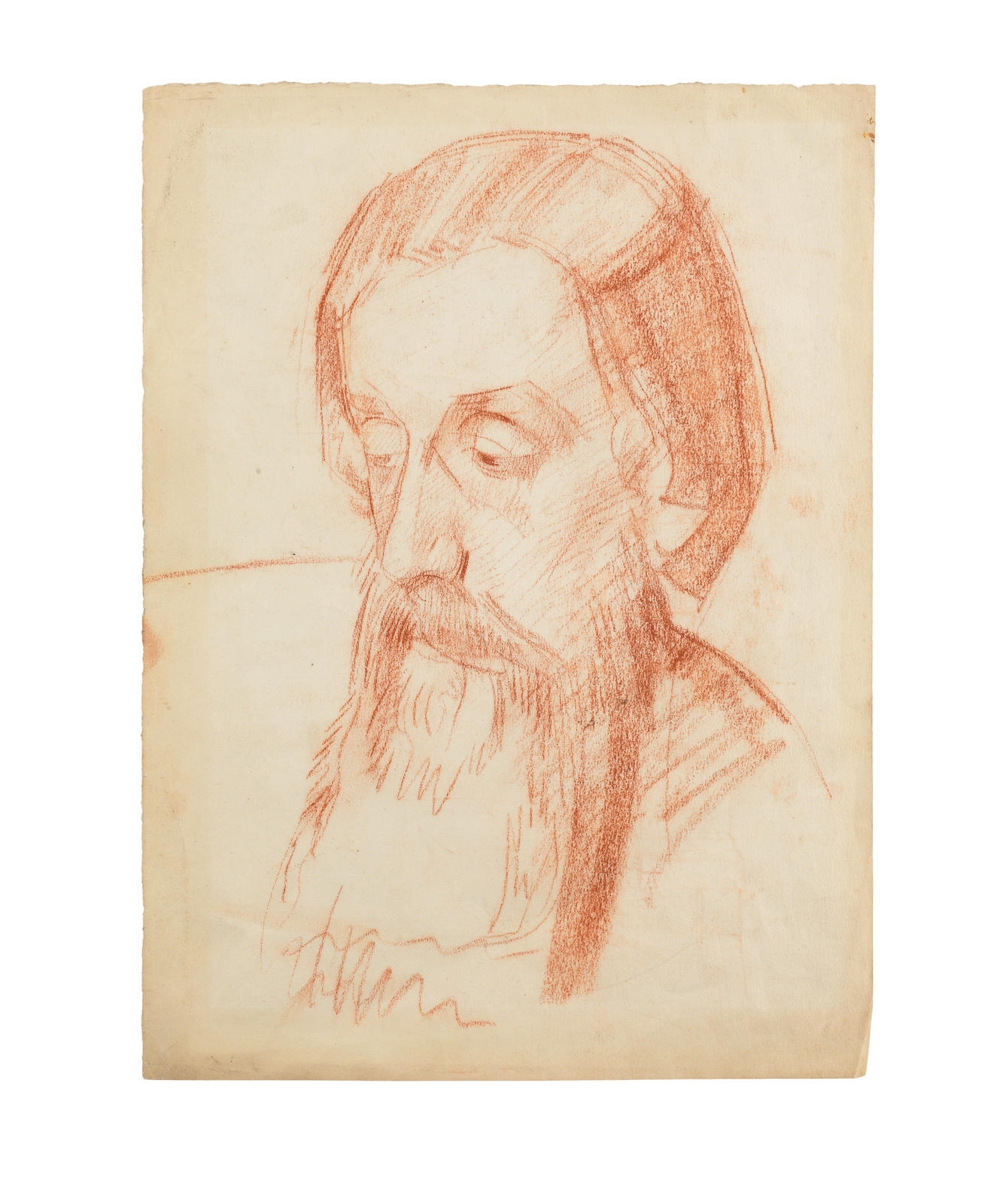 Henry Lamb | Portrait of Lytton Strachey (Circa 1912) | MutualArt