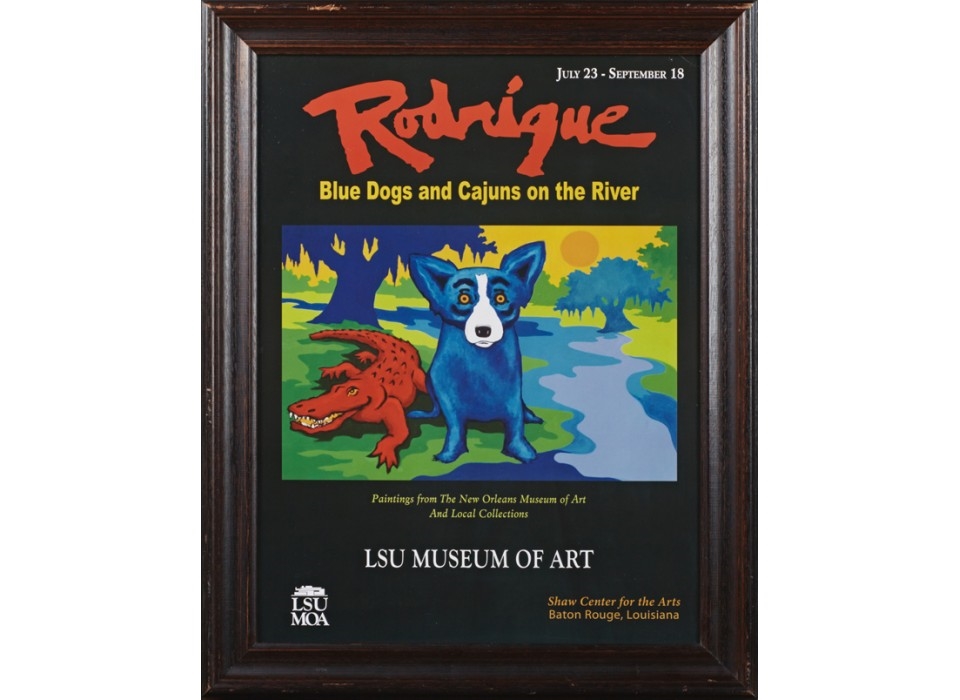 George Rodrigue | Blue Dogs and Cajuns on the River, LSU Museum of Art ...