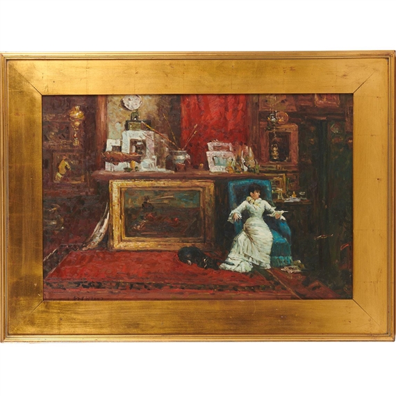 Joaquin Sorolla y Bastida | Artist's studio (Circa 1910) | MutualArt