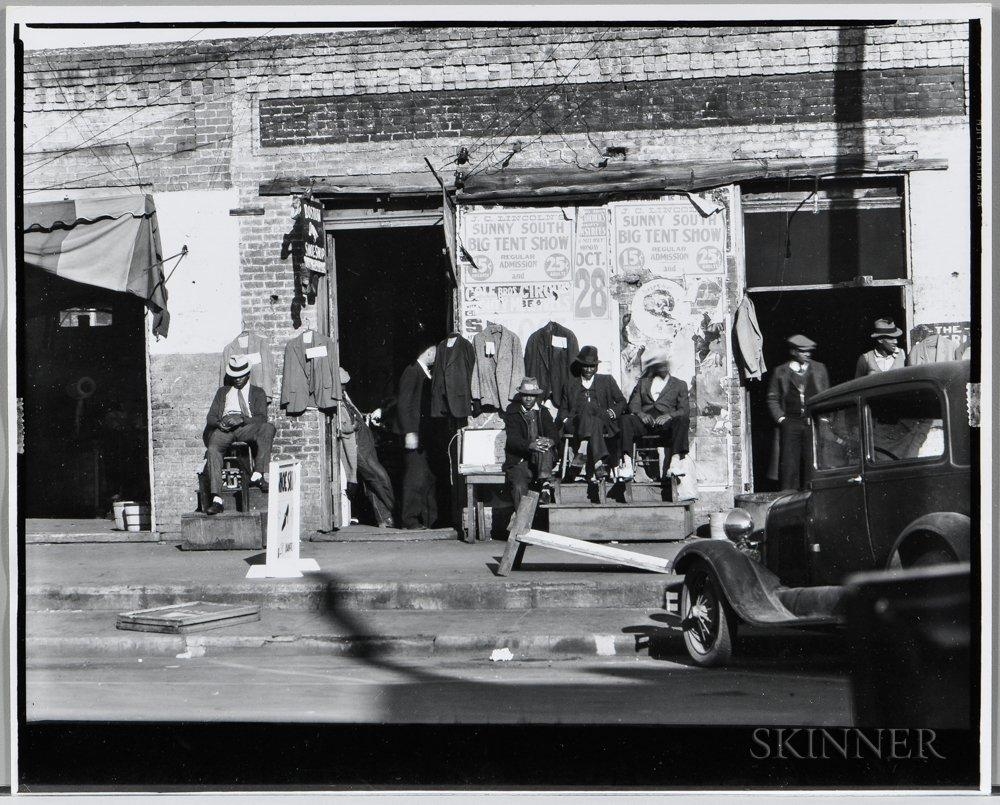 Walker Evans | Sidewalk Scene, Selma, Alabama (1935) | MutualArt