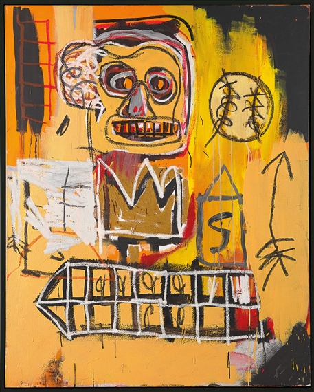 Jean-Michel Basquiat | Orange Sports Figure (1982) | MutualArt