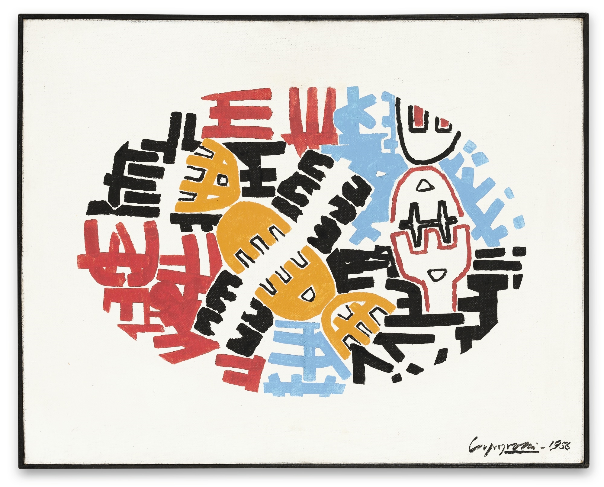 Giuseppe Capogrossi | SUPERFICIE N° 187 (1956) | MutualArt