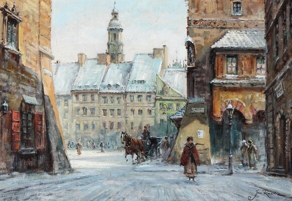 Jan Rawicz | City view from Warshaw | MutualArt