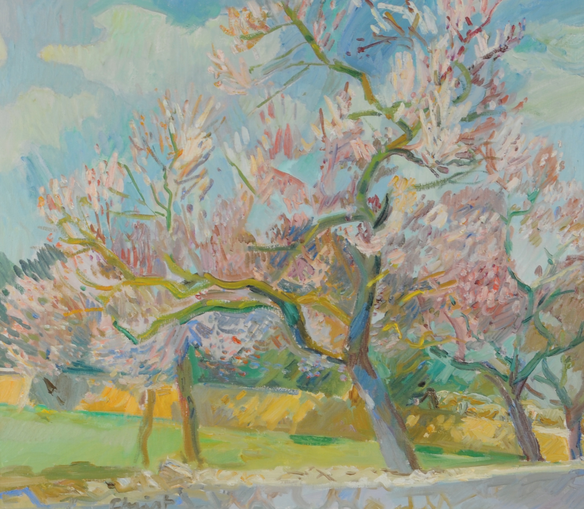 Martin Alfred Christ | Cherry Trees in Blossom | MutualArt