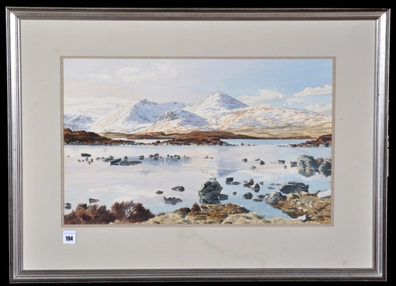 Richard Alred | Winter Afternoon, The Black Mount | MutualArt