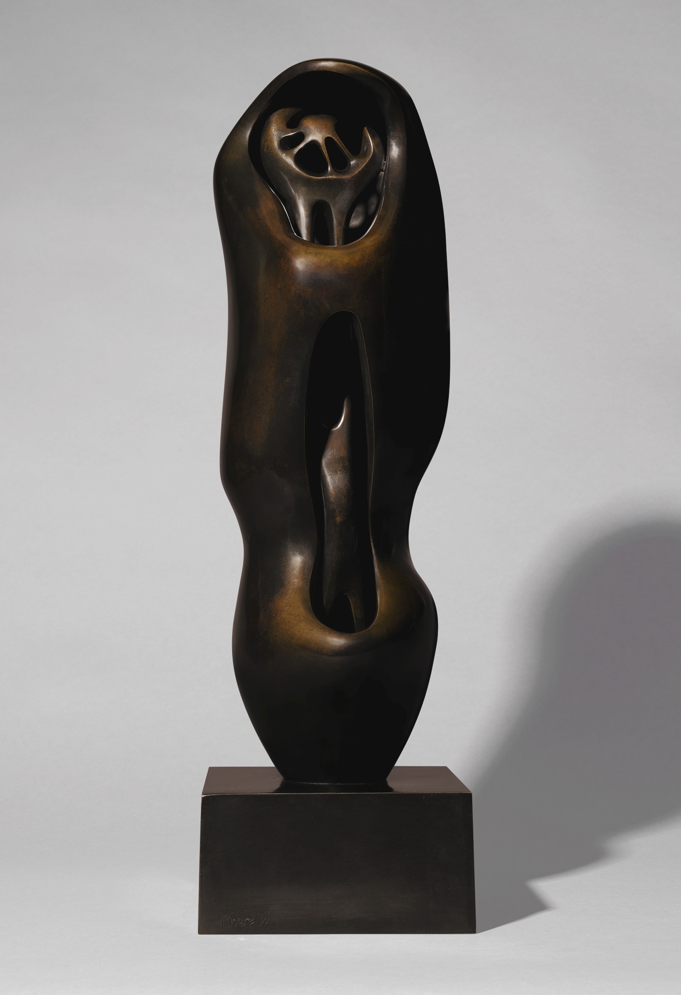 Henry Moore | Upright Internal/External Form: Flower | MutualArt