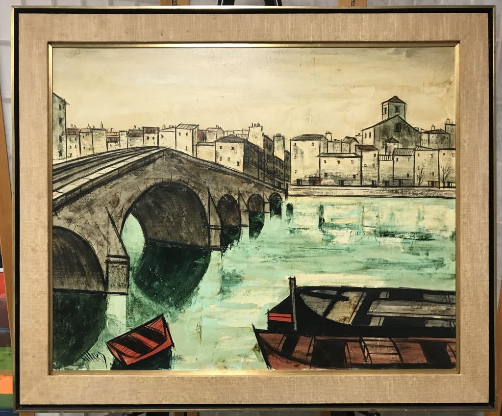 Antoine Villard | Paris Canal Scene | MutualArt