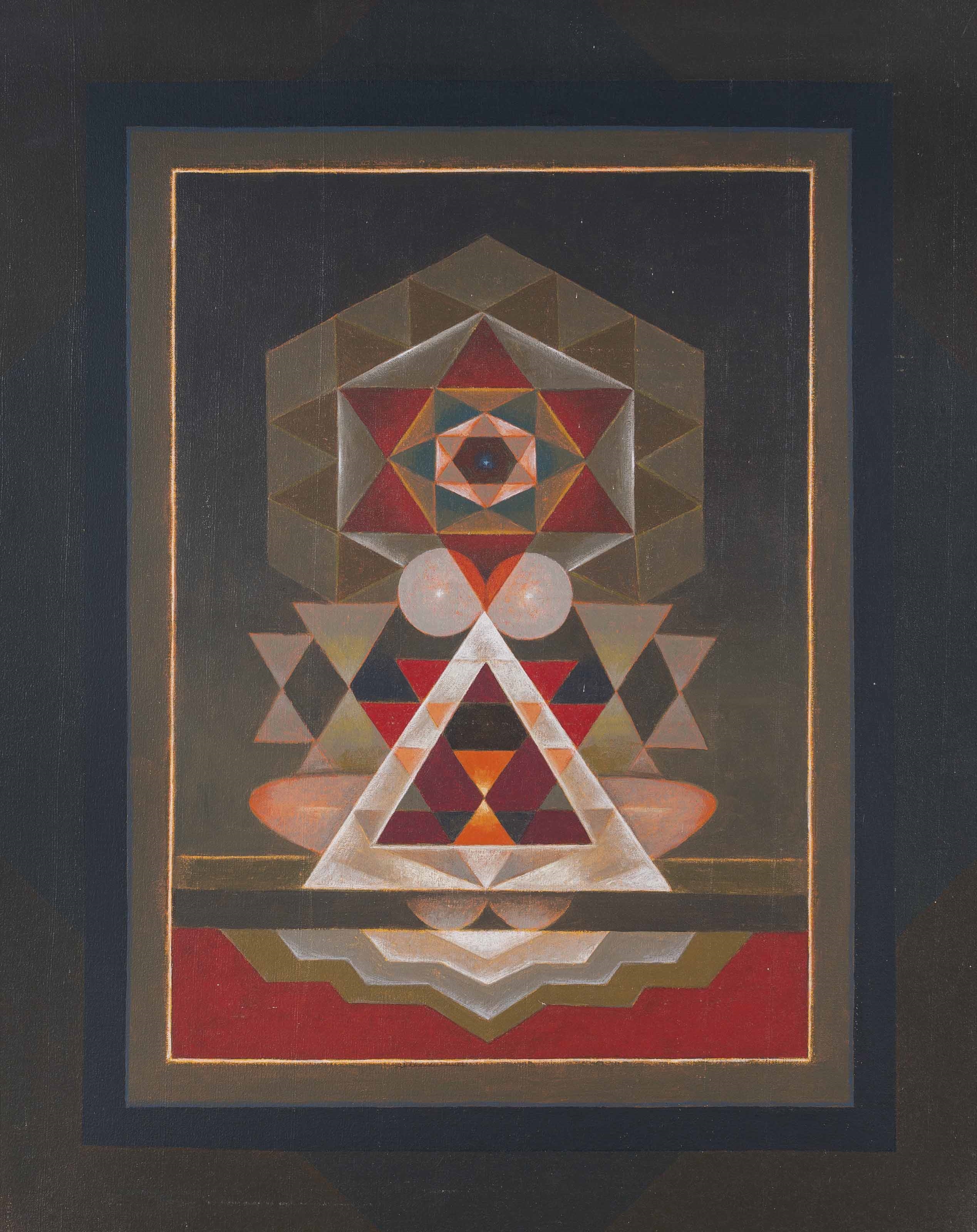 Ghulam Rasool Santosh | Yantra | MutualArt