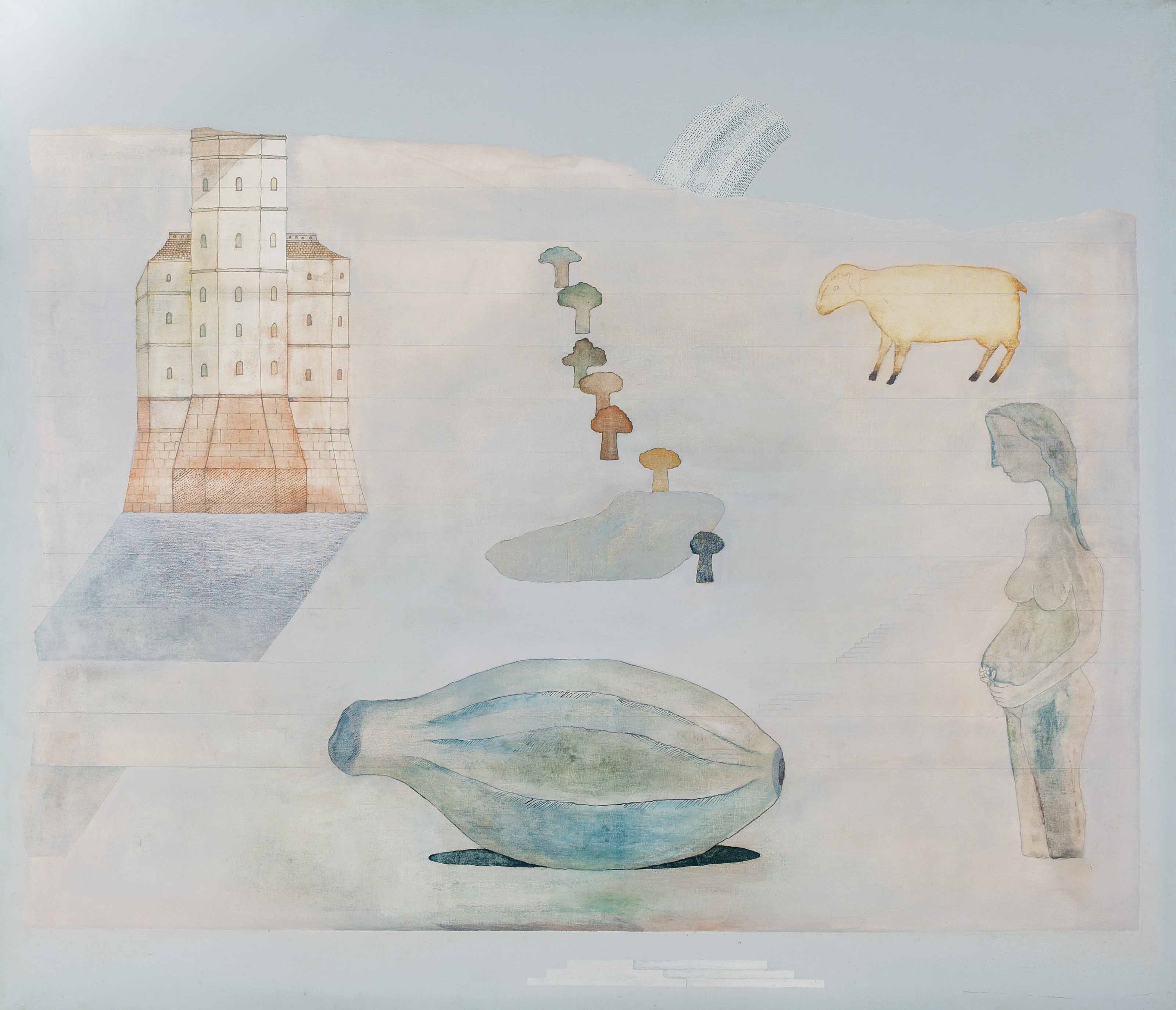 Prabhakar Barwe | Withered Leaf (1986) | MutualArt