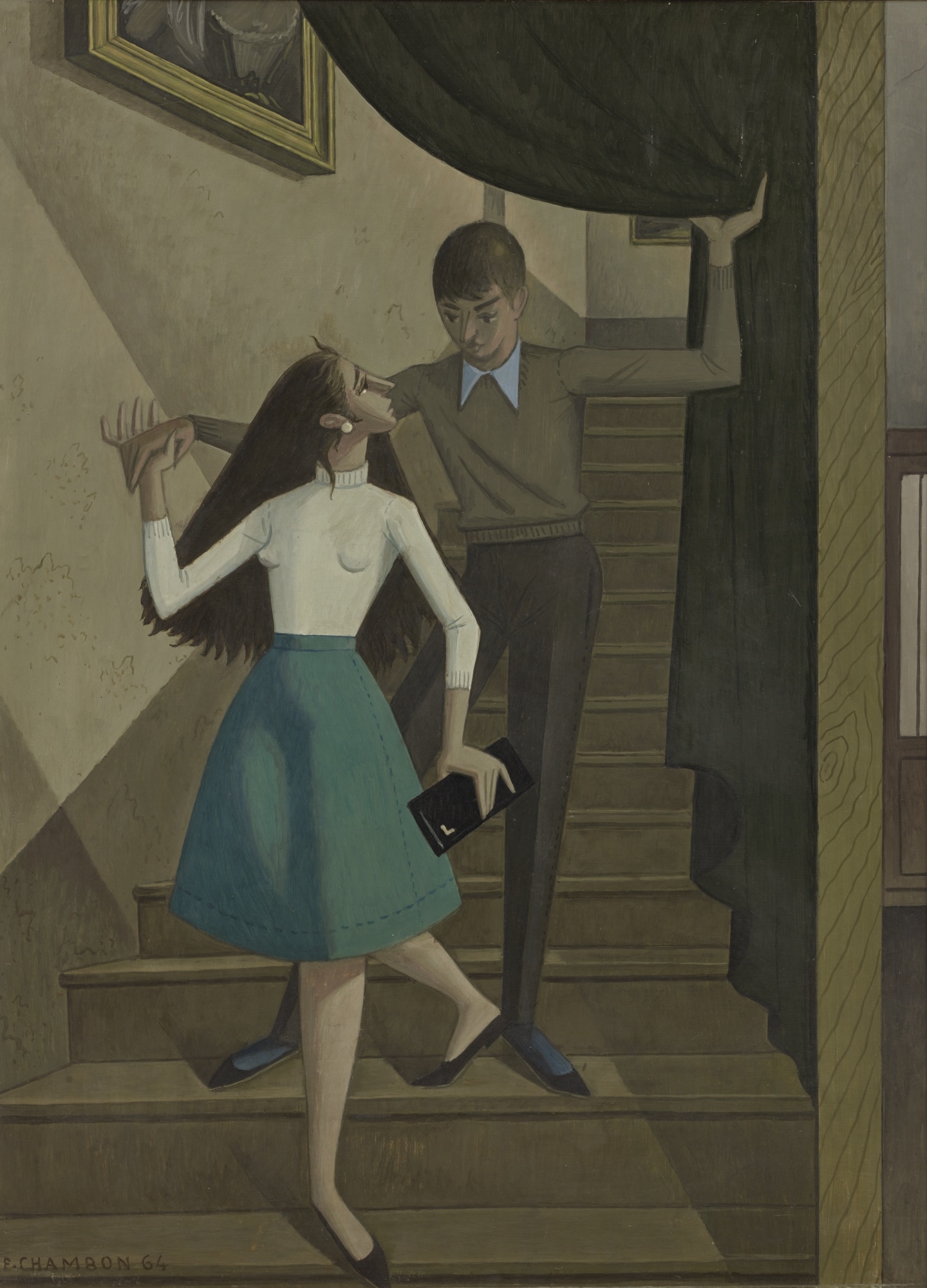 Emile-François Chambon | L’ESCALIER, BOULEVARD DE LA CLUSE 107 (1964 ...