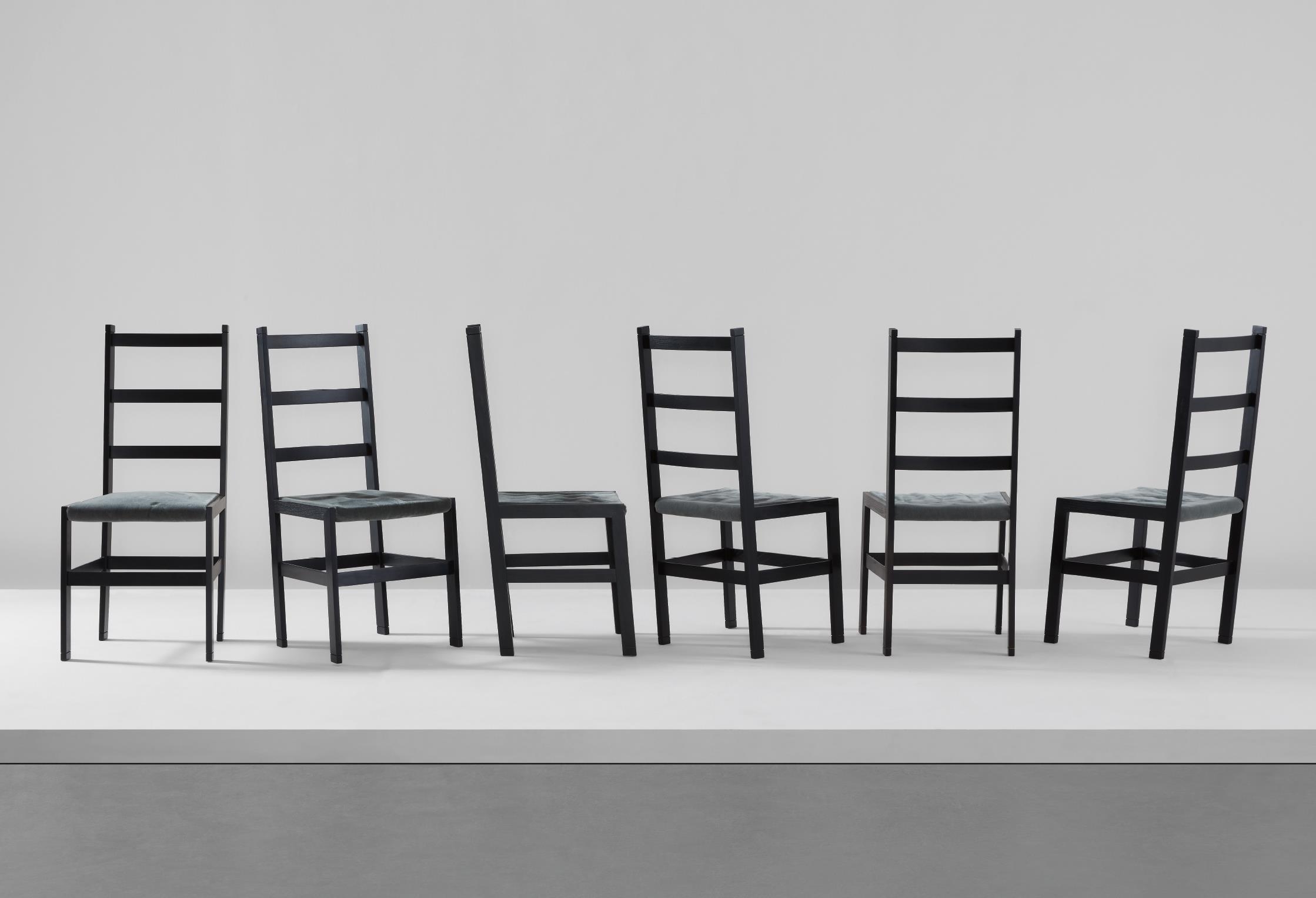 Steven Holl | Set of six dining chairs, from Museum Tower, New York ...