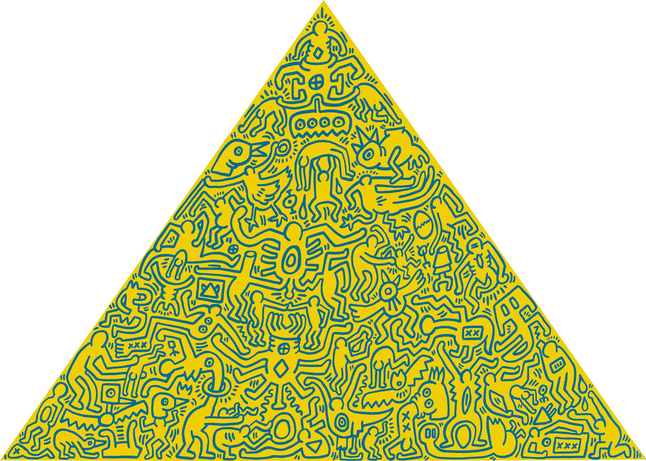 Haring Keith | Pyramid (1989) | MutualArt