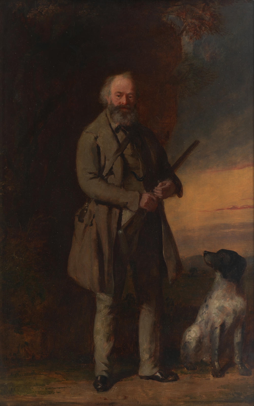 Sir Daniel Macnee | Ghillie and Dog | MutualArt