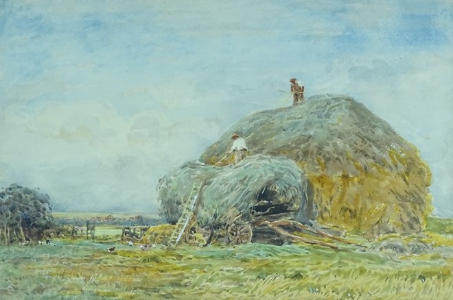 Claude Hayes | Haymaking in Suffolk | MutualArt