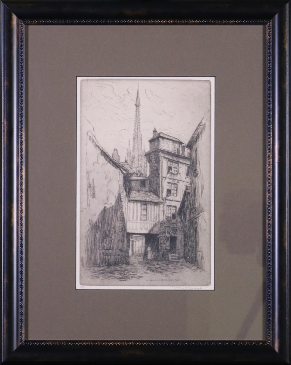Caroline Helena Armington | LA FLECHE DE LA CATHEDRALE DE ROUEN (1920 ...