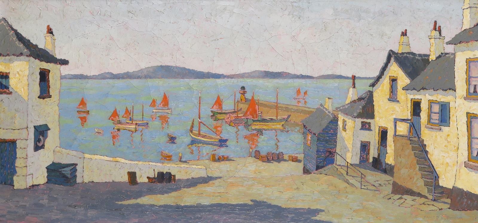 James P. Power | Newlyn Harbour | MutualArt