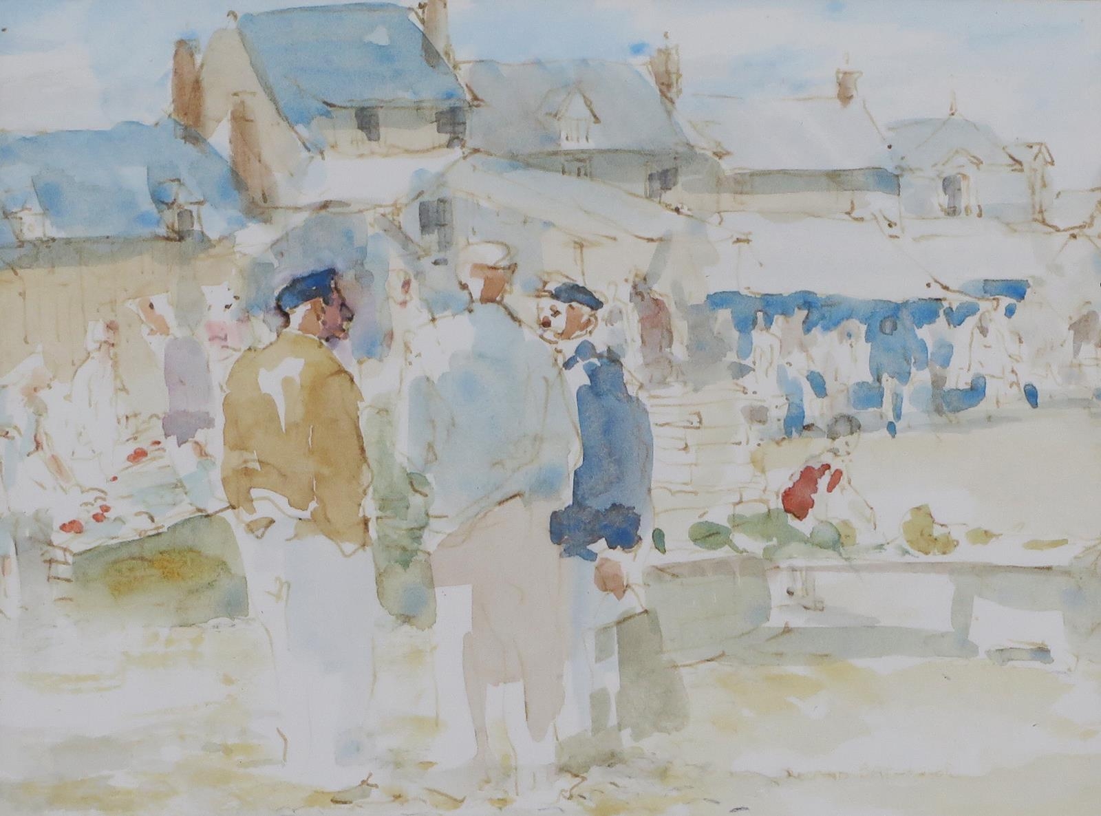Roland Batchelor | Normandy Market; A Continental town | MutualArt