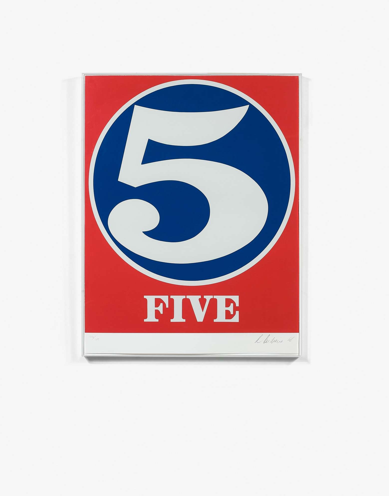 Robert Indiana | Five (numbers) (1968) | MutualArt