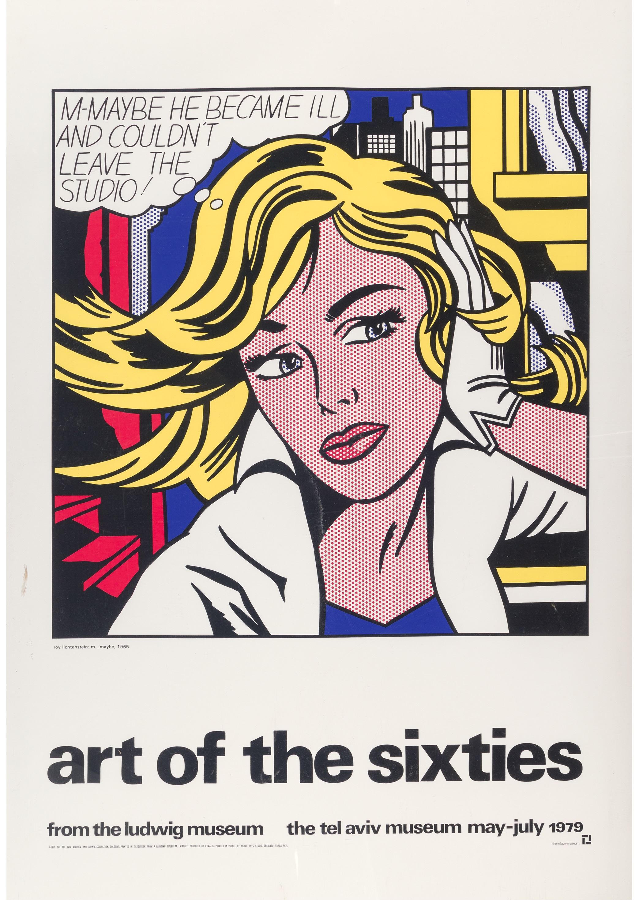 Roy Lichtenstein | Art of the Sixties, exhibition poster (1979) | MutualArt