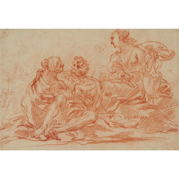 Domenico Maria Canuti | Lot and his daughters | MutualArt